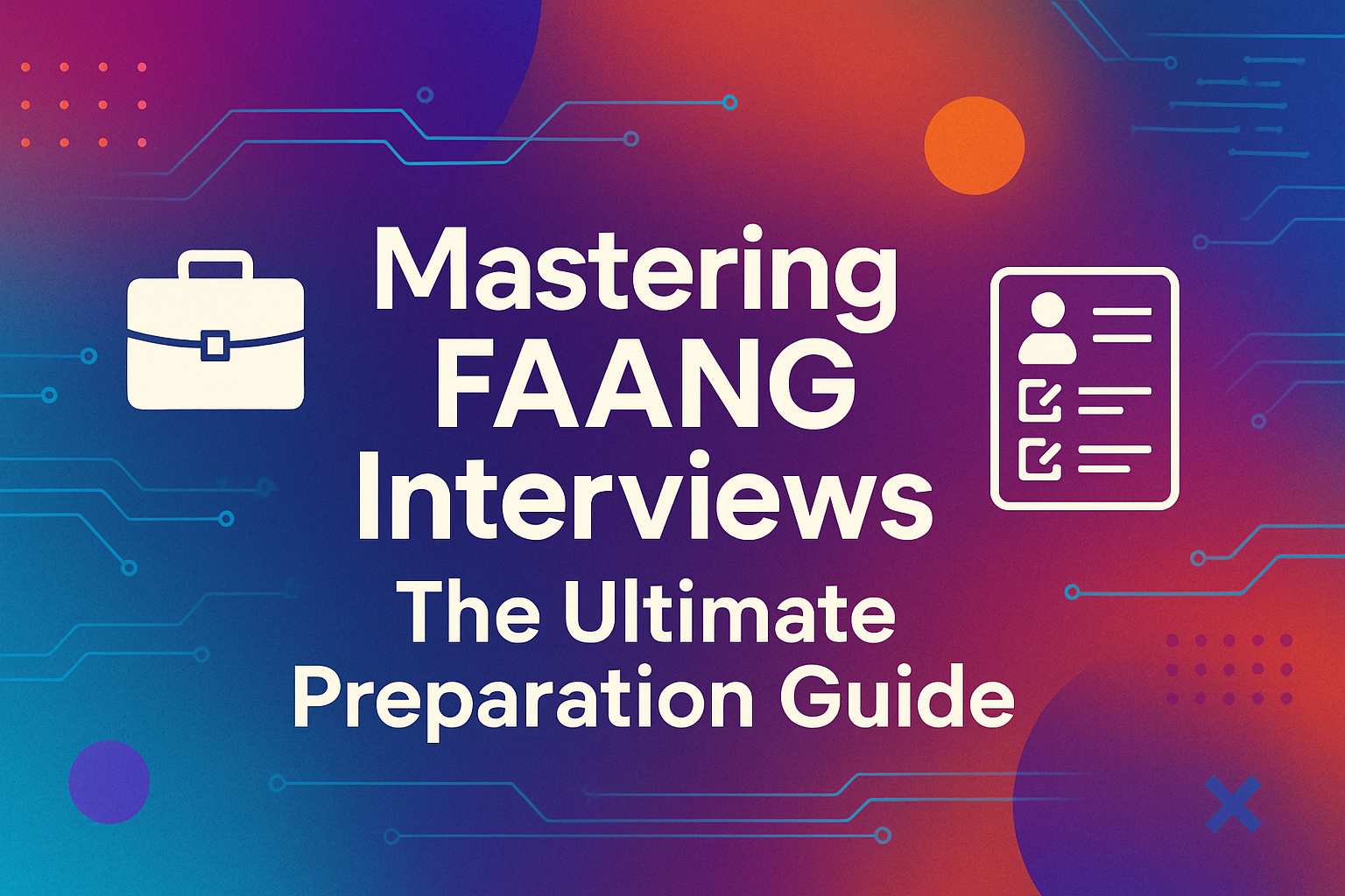 Mastering FAANG Interviews: The Ultimate Preparation Guide